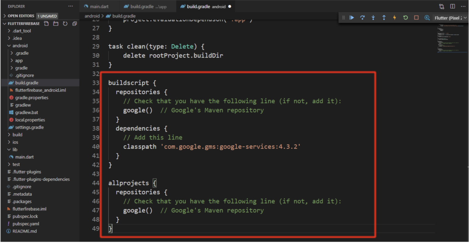 วิธีสร้างแอพพลิเคชันด้วย Flutter + Firebase(Cloud firestore) Step by ...