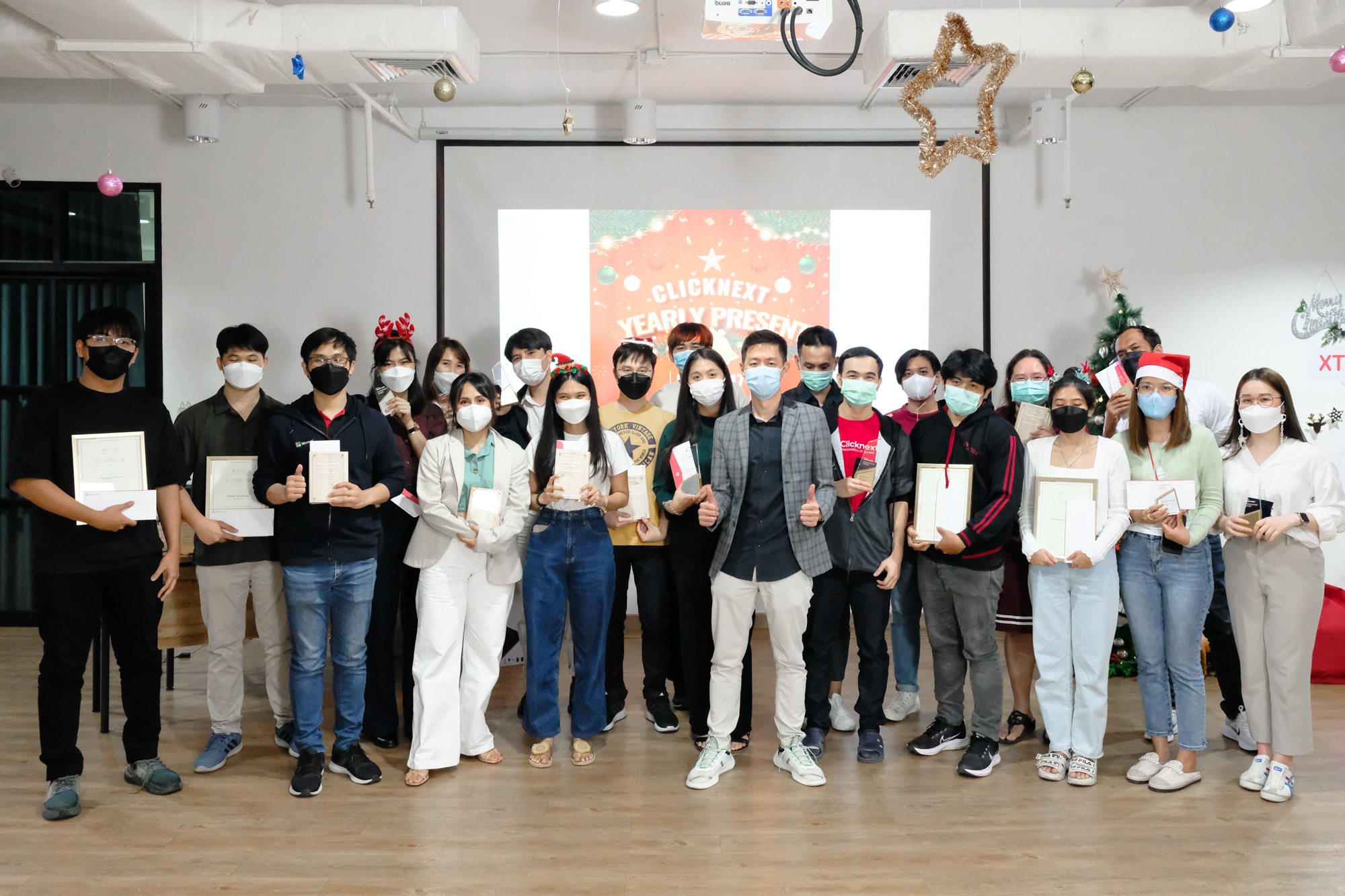 Clicknext จัดกิจกรรมส่งท้ายปี 2021 แบบ New Normal - Clicknext Community