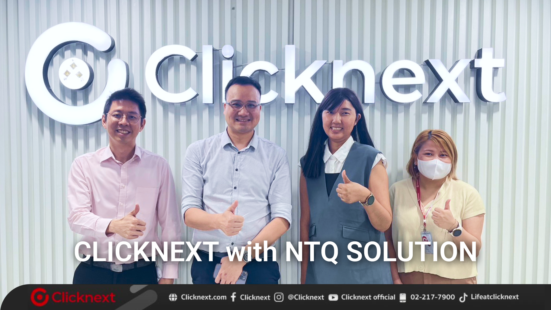 Clicknext ต้อนรับ Mr.PHAM THAI SON จาก NTQ Solution - Clicknext Community